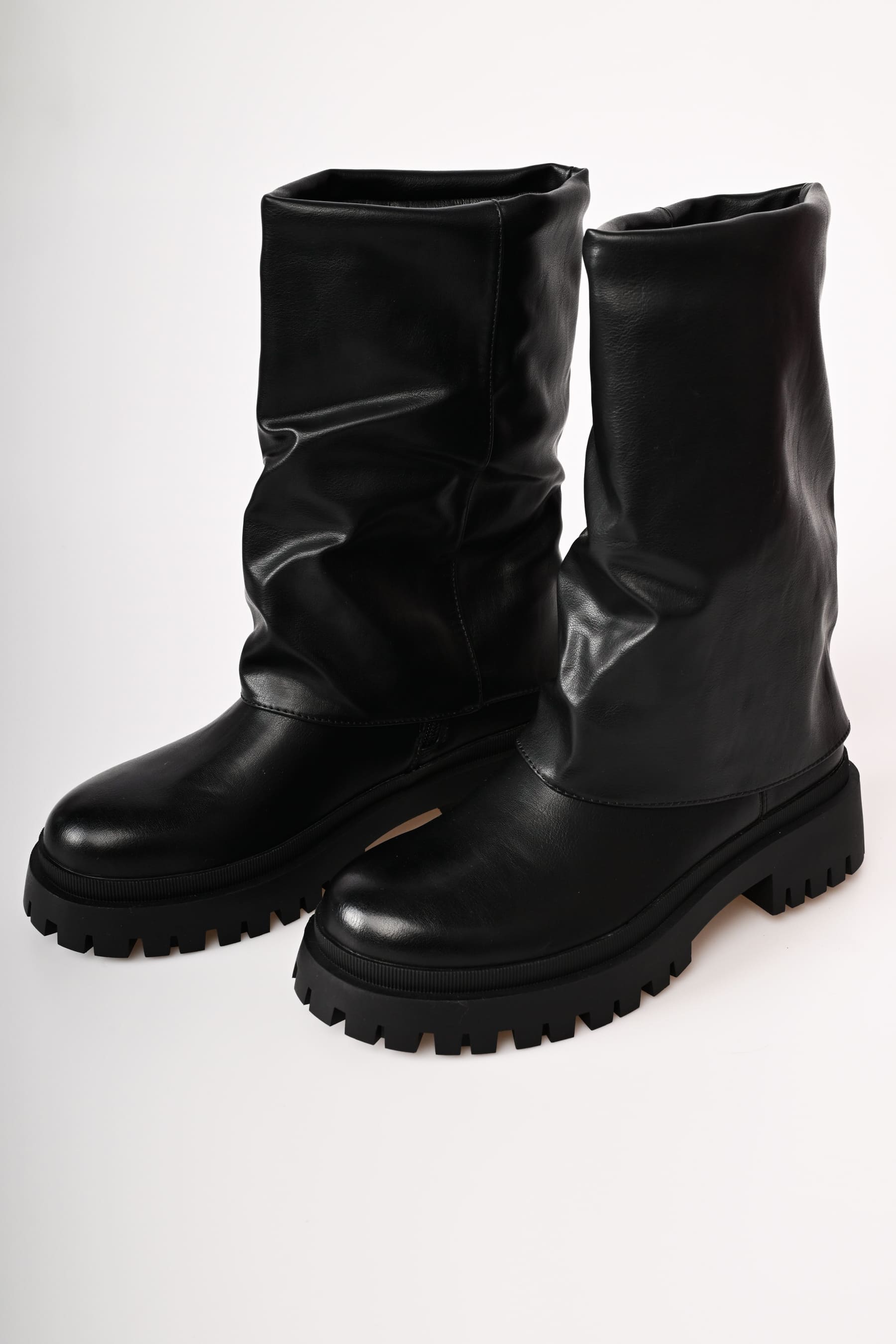 Maxi turn-up ankle boots – Nunalie-europa